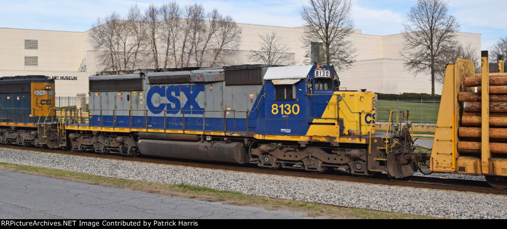 CSX 8130 SD40-2 with CSX 7804 C40-8W CSX 5213 ES44DC and CSX 8049 SD40-2 on CSX Q675 north ...
